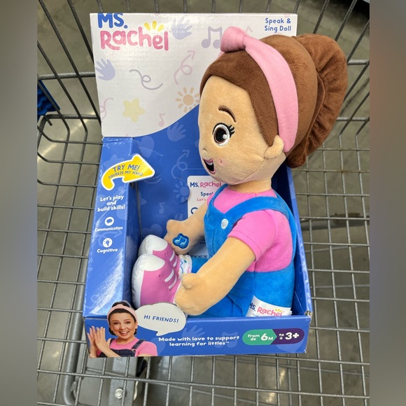 Gund | Toys | Ships Today Miss Ms Rachel Cuddle Speak Sing Doll Plush ...